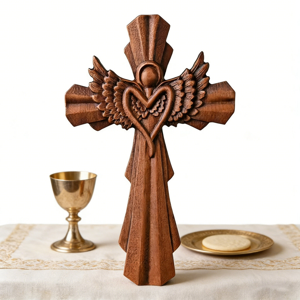 Angel Guardian Cross Wall Decoration – BGCOPPER