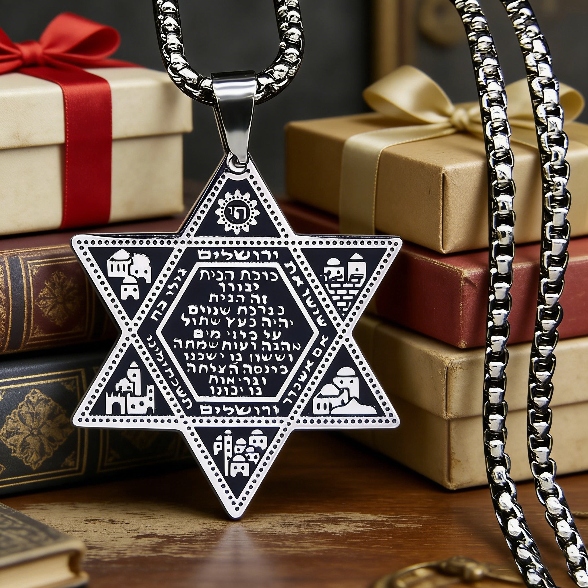 Stainless Steel Star of David Jewish Necklace: A Timeless Symbol of ...