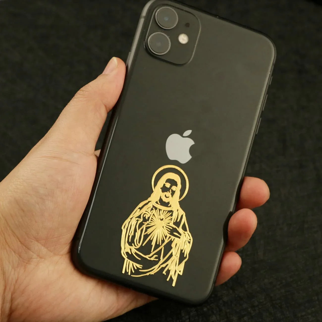 Luxury Religious Jesus Virgin Mary Gold Plated Copper Mobile Phone ...
