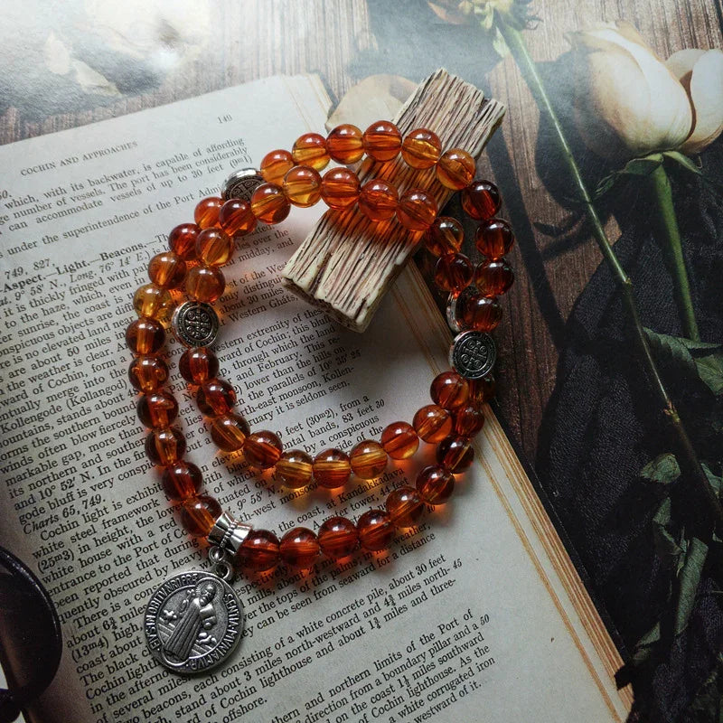 St. Benedict Exorcism Prayer Beads | A Warding Chant on Your Wrist ...