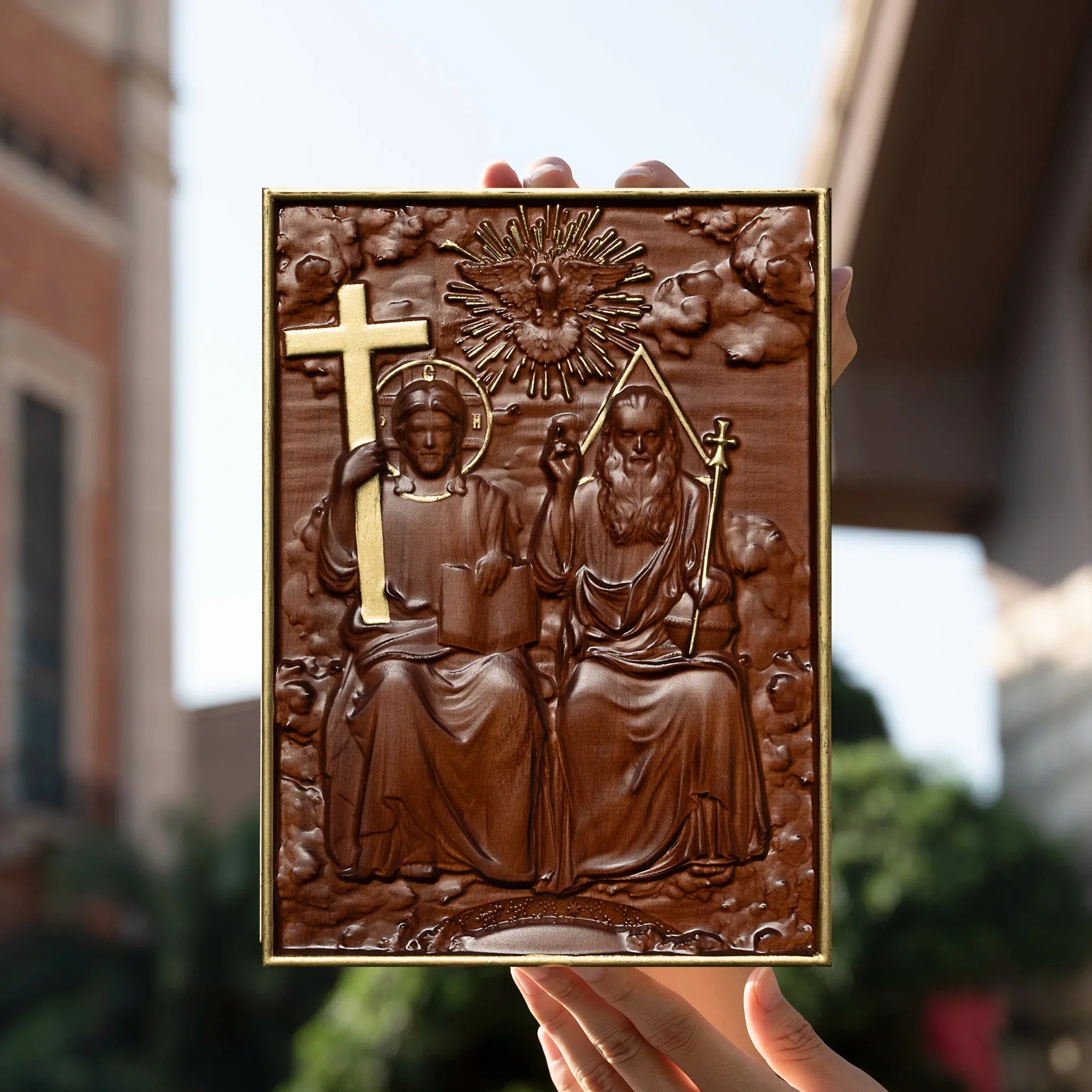 Bgcopper Holy Trinity Wood Wall Decor – BGCOPPER