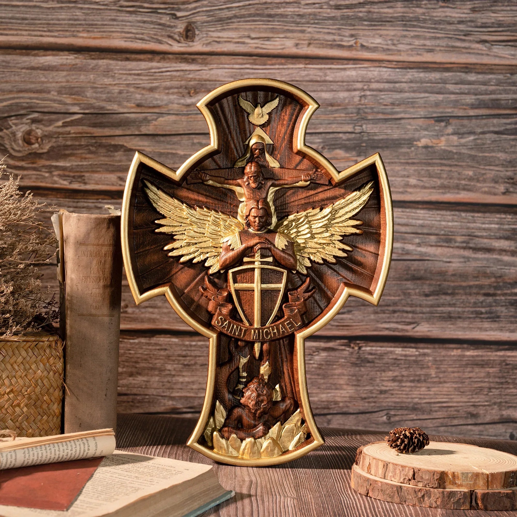 The Trinity and the Archangel's Dragonslayer's Cross – BGCOPPER