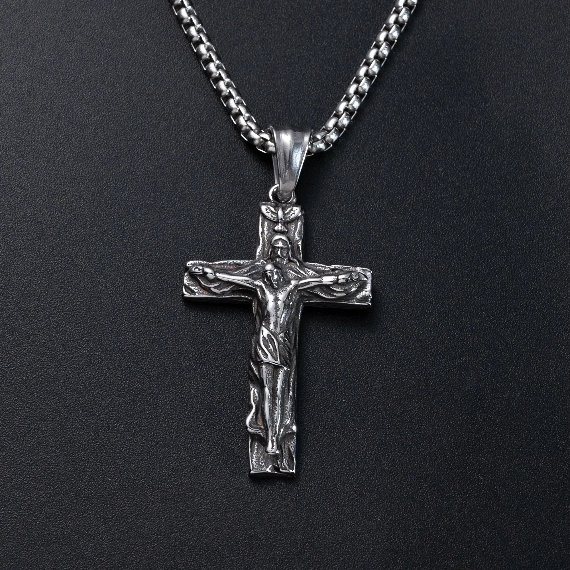 Titanium Steel Trinity Cross Necklace (New Christmas Gift) – BGCOPPER