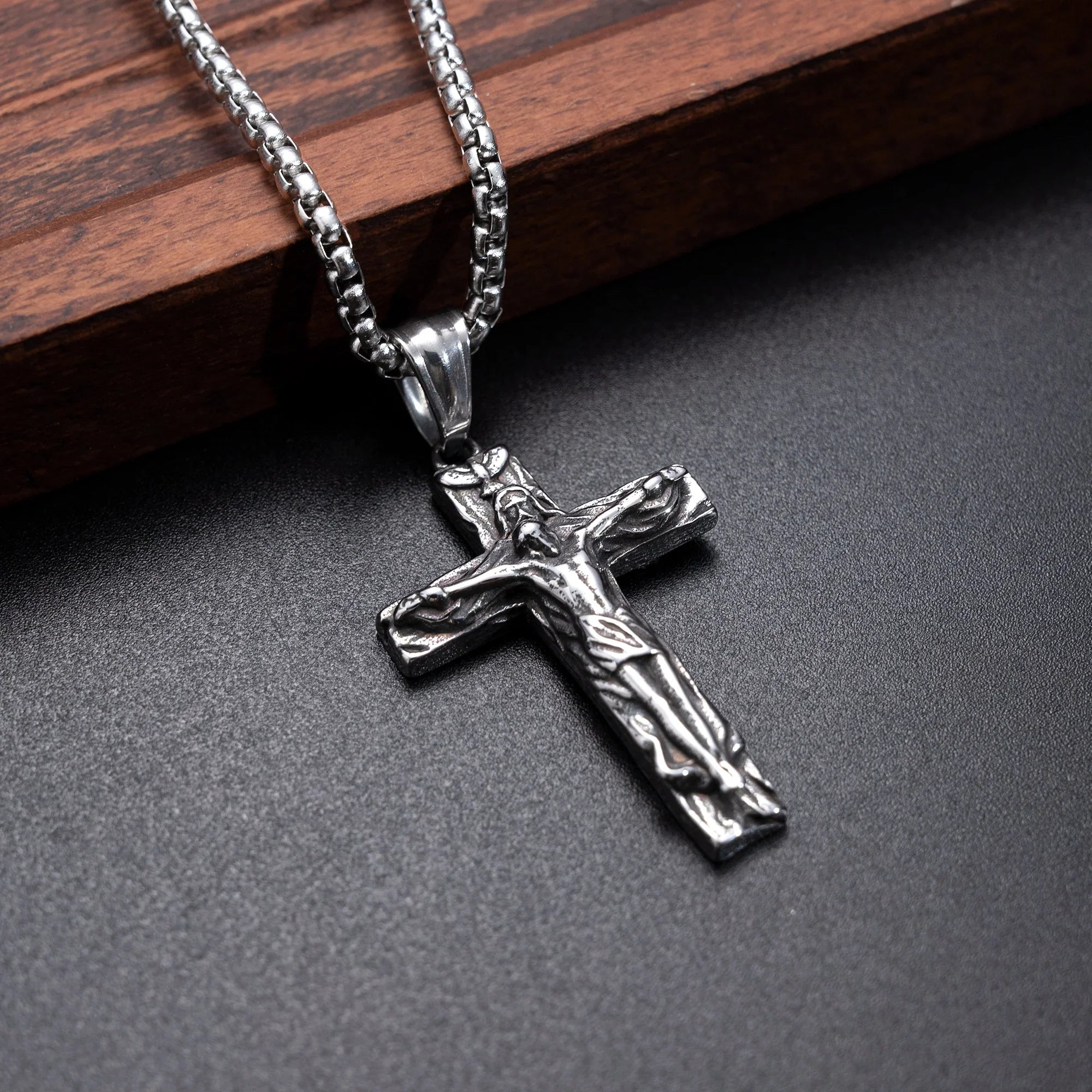 Titanium Steel Trinity Cross Necklace (New Christmas Gift) – BGCOPPER