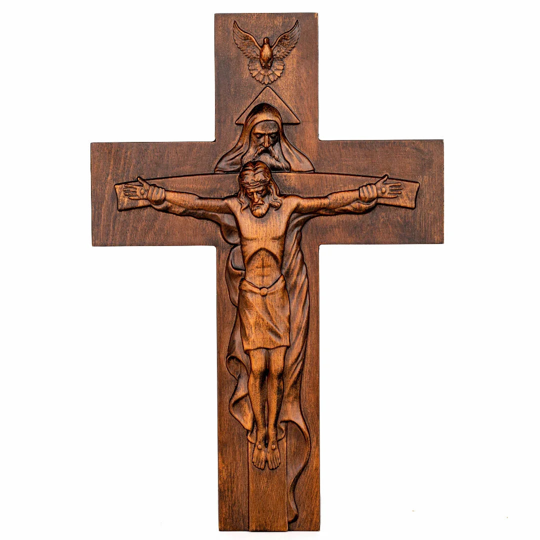 Bgcopper Holy Trinity Crucifix Wood Decor – BGCOPPER