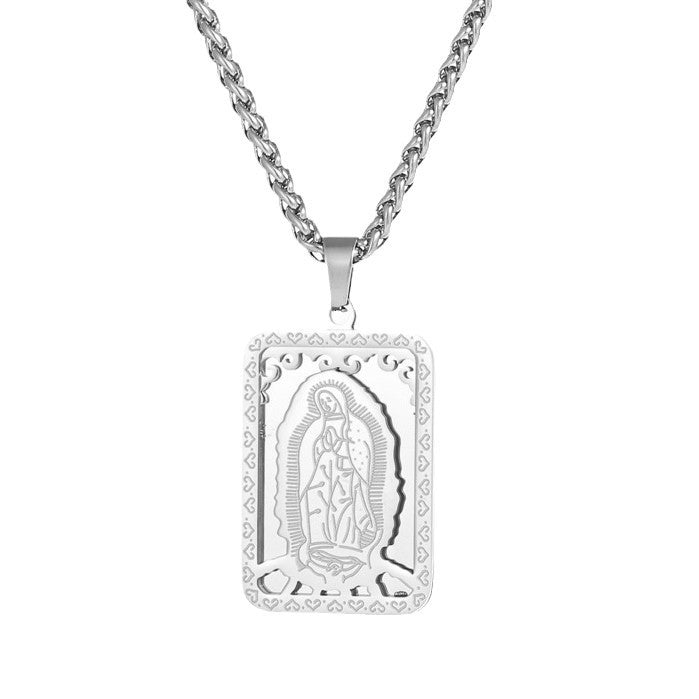 Our Lady of Guadalupe Dog Tag Necklace: A Timeless Symbol of Devotion ...