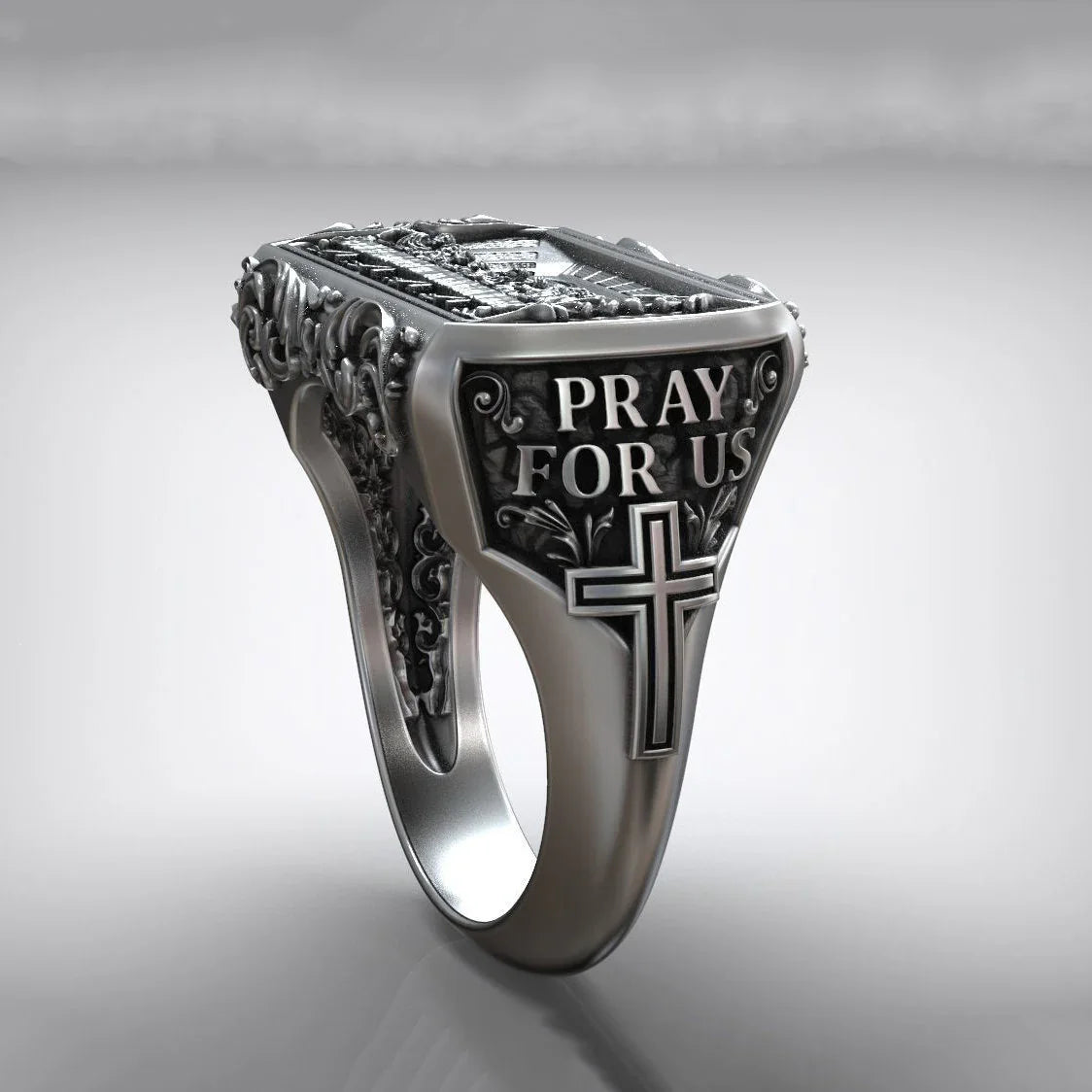 The Jesus Christ Last Supper Signet Ring - A Symbol of Faith and ...
