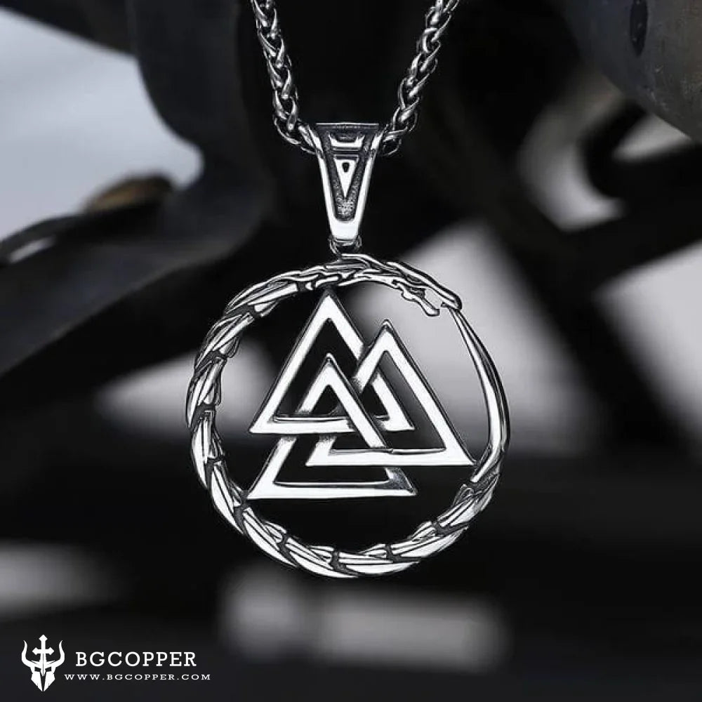 VALKNUT STAINLESS STEEL VIKING PENDANT – BGCOPPER