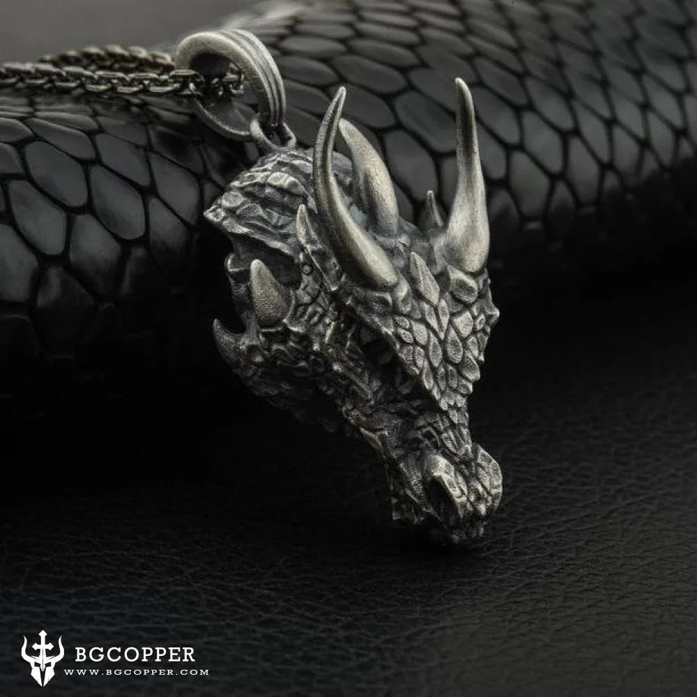 Pure Tin Dragon Pendant – BGCOPPER