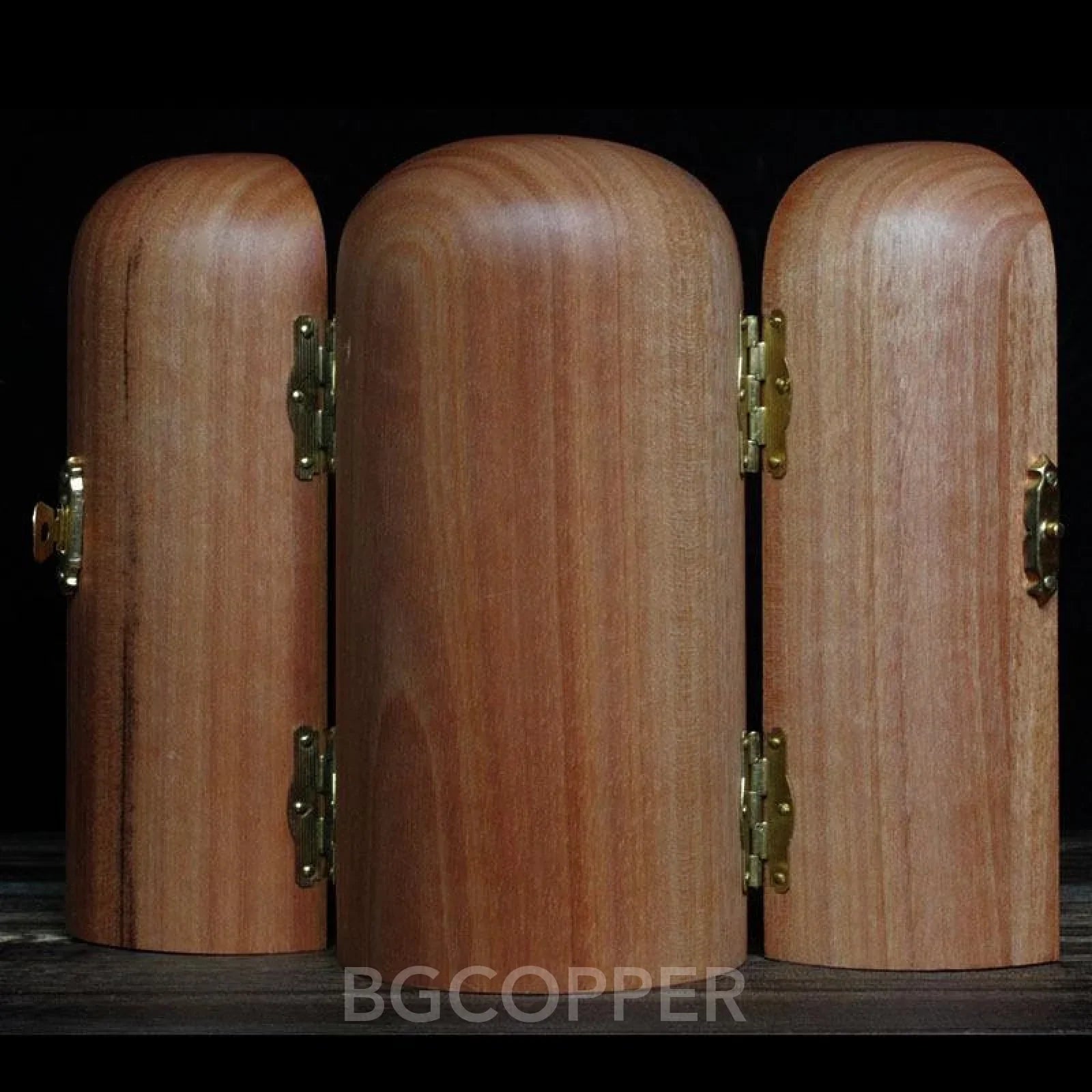 Hand-carved Portable Church - Mini Christian Triptych Altar – BGCOPPER