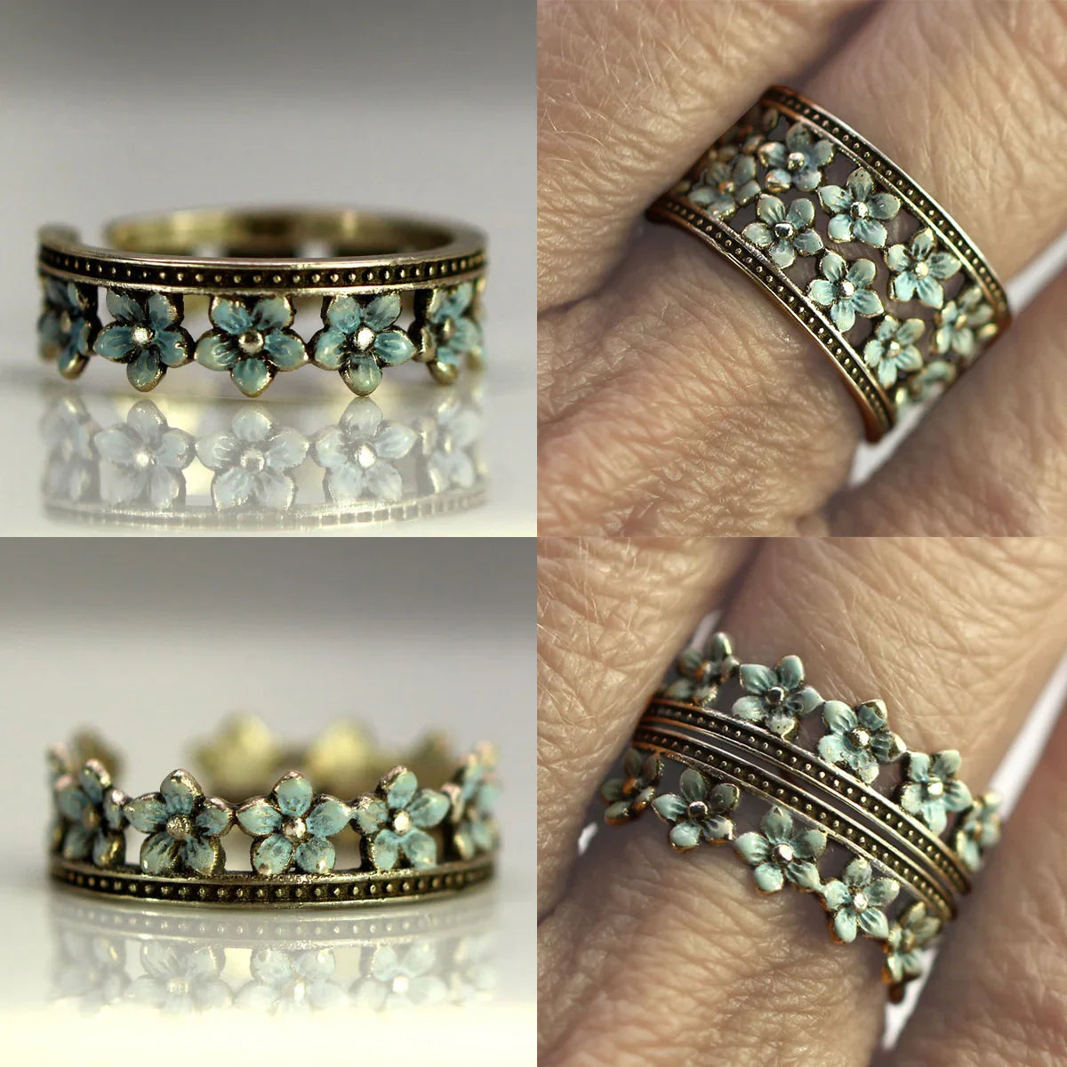 Forget me not rings. Multible wearing adjustable combinations – BGCOPPER